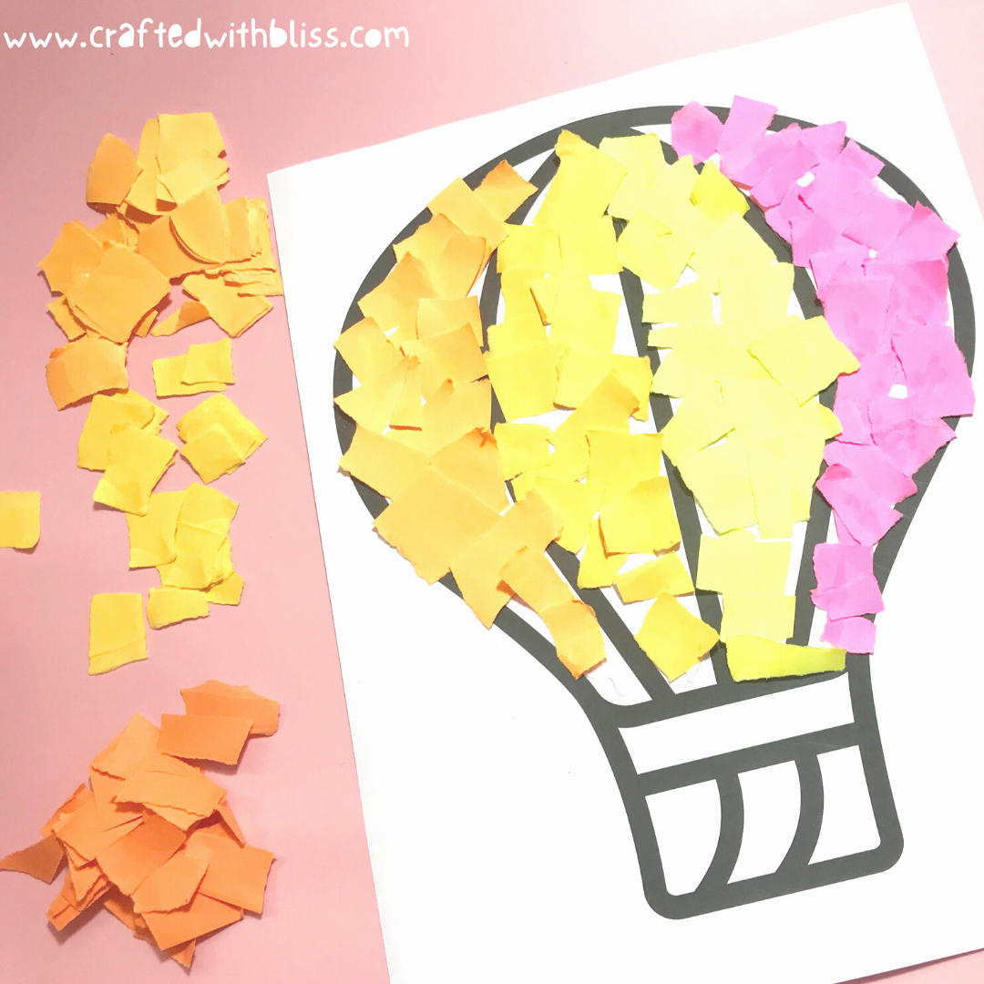 Hot Air Balloon Preschool Craft