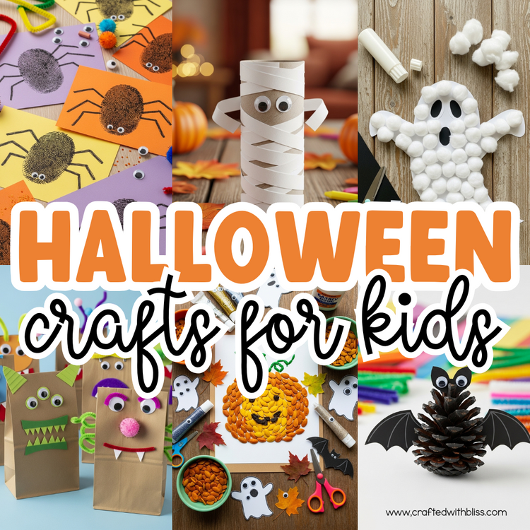 Easy And Cute Halloween Crafts for Kids – CraftedwithBliss