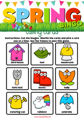 10 Spring BINGO For Preschool-Kindergarten – CraftedwithBliss