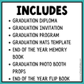 Graduation Kit Bundle Pre-K, Preschool & Kindergarten | End Of The Yea ...