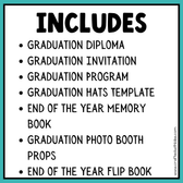 Graduation Kit Bundle Pre-K, Preschool & Kindergarten | End Of The Yea ...