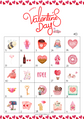 50 Valentine's Day Bingo Cards (5x5) – CraftedwithBliss