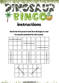 10 Dinosaur BINGO For Preschool-Kindergarten – CraftedwithBliss
