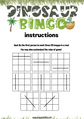 10 Dinosaur BINGO For Preschool-Kindergarten – CraftedwithBliss