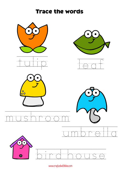 10 Spring BINGO For Preschool-Kindergarten – CraftedwithBliss