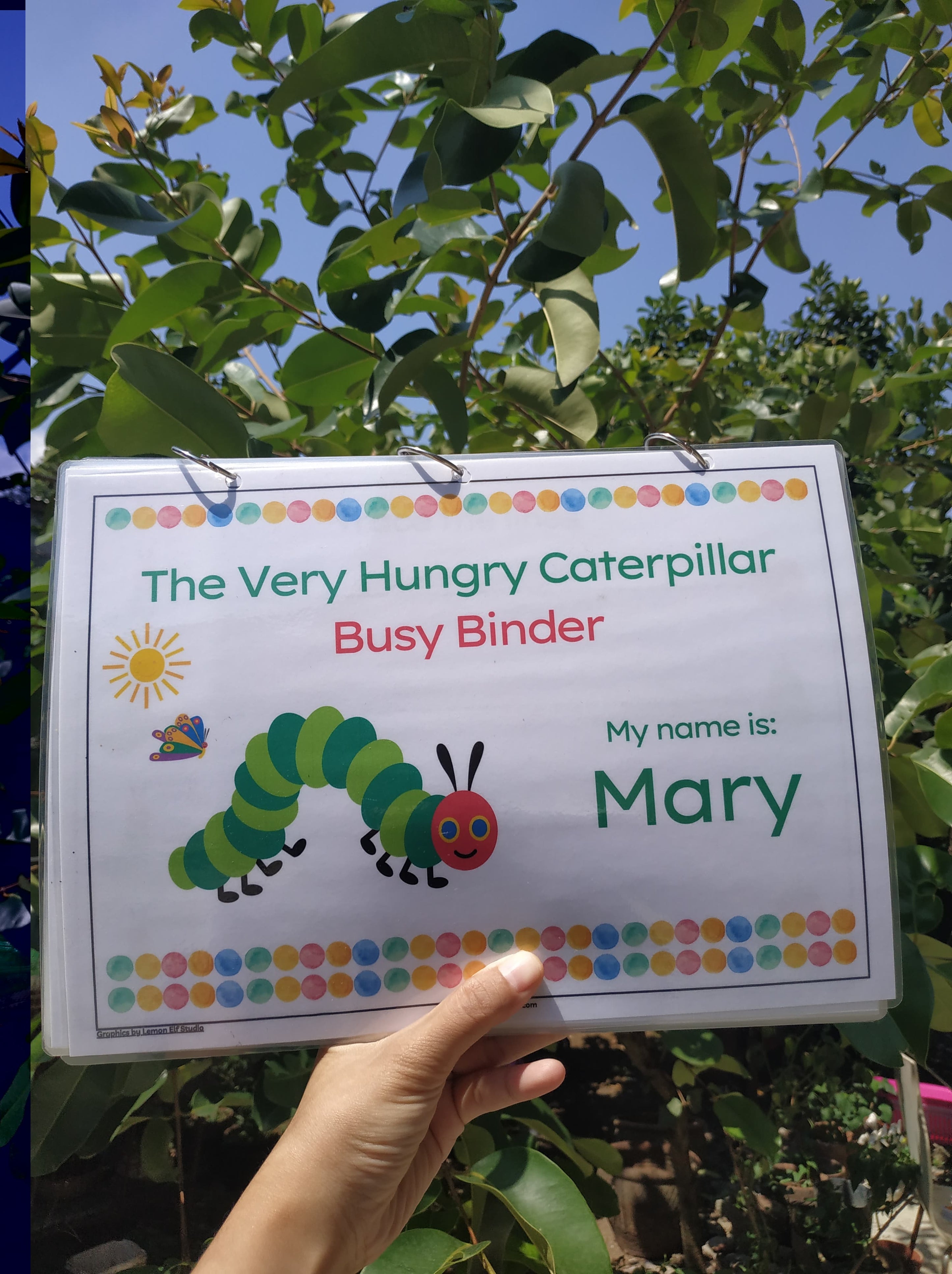 The Very Hungry Caterpillar Busy Book Binder – CraftedwithBliss