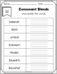 NO PREP BL Beginning Blend Phonics Worksheet – CraftedwithBliss