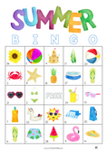 Summer Bingo Fun Pack with 50 Cards – CraftedwithBliss