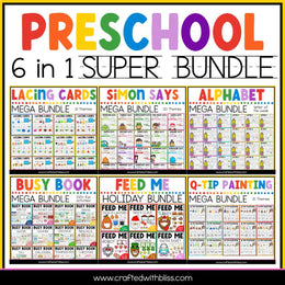 1000+ pages The Ultimate PRESCHOOL Bundle Alphabet Fine Motor Skills M ...