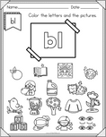 NO PREP BL Beginning Blend Phonics Worksheet – CraftedwithBliss