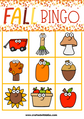 10 Fall BINGO For Preschool-Kindergarten – CraftedwithBliss