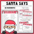 Santa Says Movement Game – CraftedwithBliss