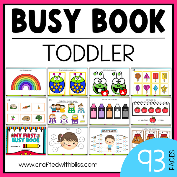 Toddler Busy Book – CraftedwithBliss