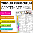 September Toddler Curriculum Activities and Printable Tot School Homes ...