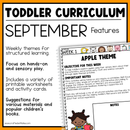 September Toddler Curriculum Activities and Printable Tot School Homes ...
