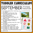 September Toddler Curriculum Activities and Printable Tot School Homes ...
