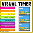 Back To School Visual Timer Classroom Management Tool Transition PPT V ...