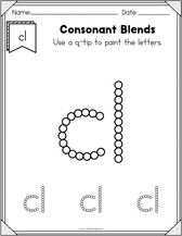 NO PREP CL Beginning Blend Phonics Worksheet - 25 PAGES – CraftedwithBliss