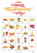 50 Thanksgiving Bingo Cards (5x5) – CraftedwithBliss