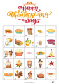 50 Thanksgiving Bingo Cards (5x5) – CraftedwithBliss
