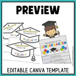 Graduation Kit Bundle Pre-K, Preschool & Kindergarten | End Of The Yea ...