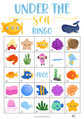 50 Under the Sea Theme Bingo Cards (5x5) – CraftedwithBliss