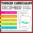December Toddler Curriculum Activities and Printable Tot School Homesc ...