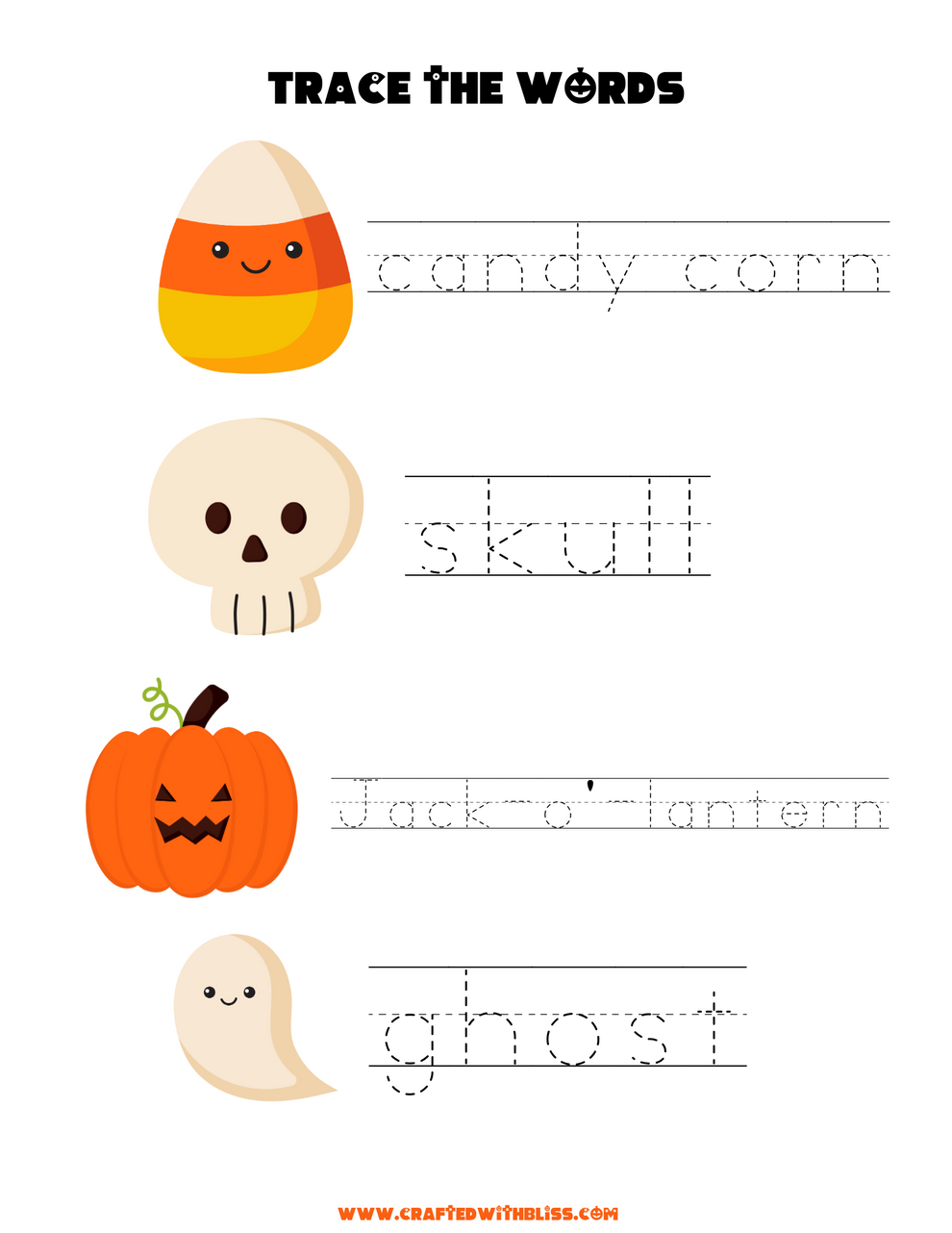 10 Halloween BINGO For Preschool-Kindergarten – CraftedwithBliss