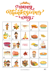 50 Thanksgiving Bingo Cards (5x5) – CraftedwithBliss