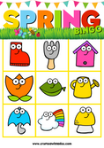 10 Spring BINGO For Preschool-Kindergarten – CraftedwithBliss
