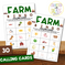50 Farm Bingo Cards (5x5) – CraftedwithBliss