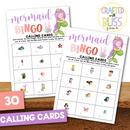 50 Mermaid Bingo Cards (5x5) – CraftedwithBliss