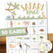 50 Safari Theme Bingo Cards (5x5) – CraftedwithBliss