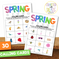 50 Spring Bingo Cards (5x5) – CraftedwithBliss