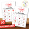 50 Valentine's Day Bingo Cards (5x5) – CraftedwithBliss