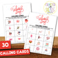 50 Valentine's Day Bingo Cards (5x5) – CraftedwithBliss