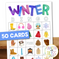 50 Winter Bingo Cards (5x5) – CraftedwithBliss