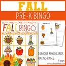 10 Fall BINGO For Preschool-Kindergarten – CraftedwithBliss