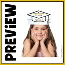 Editable Graduation Hat Template End of the Year Craft – CraftedwithBliss