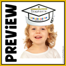 Editable Graduation Hat Template End of the Year Craft – CraftedwithBliss