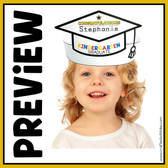 Editable Graduation Hat Template End of the Year Craft – CraftedwithBliss