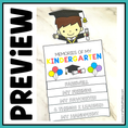 Graduation Kit Bundle Pre-K, Preschool & Kindergarten | End Of The Yea ...