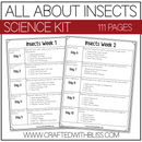 All About Insects Science K-2 Worksheet Activity 2 Week Plan ...