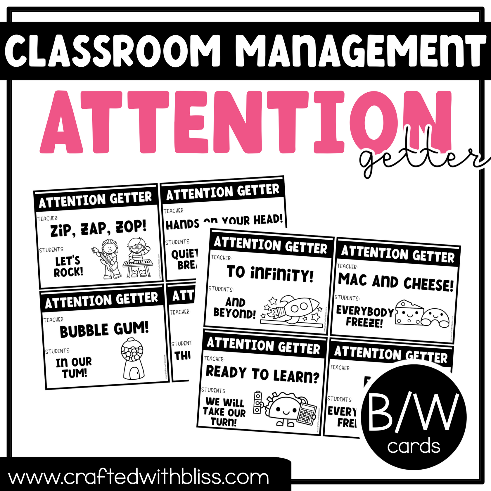 Fun and Silly Attention Getter Grabber | Classroom Management Tool ...