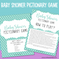 The Ultimate Baby Shower Pictionary Game - 64 Cards – CraftedwithBliss