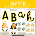 Bee Kind Gnome Bulletin Board Kit Door Classroom Decor Spring April Ki ...