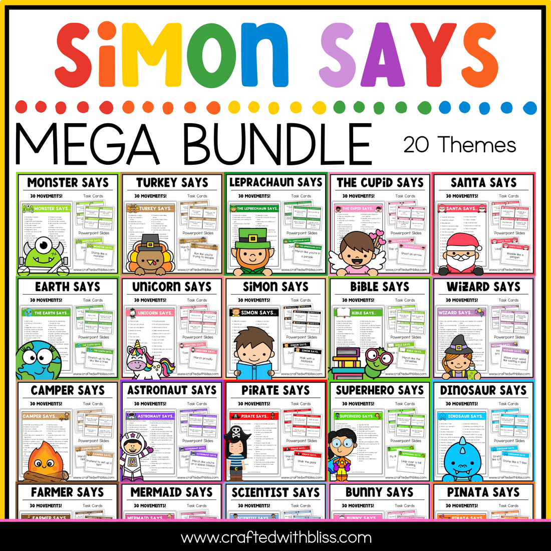 Themed Ice Breaker Gross Motor Game MEGA Bundle – CraftedwithBliss