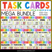 Task Cards Math and Literacy Mega Bundle – CraftedwithBliss