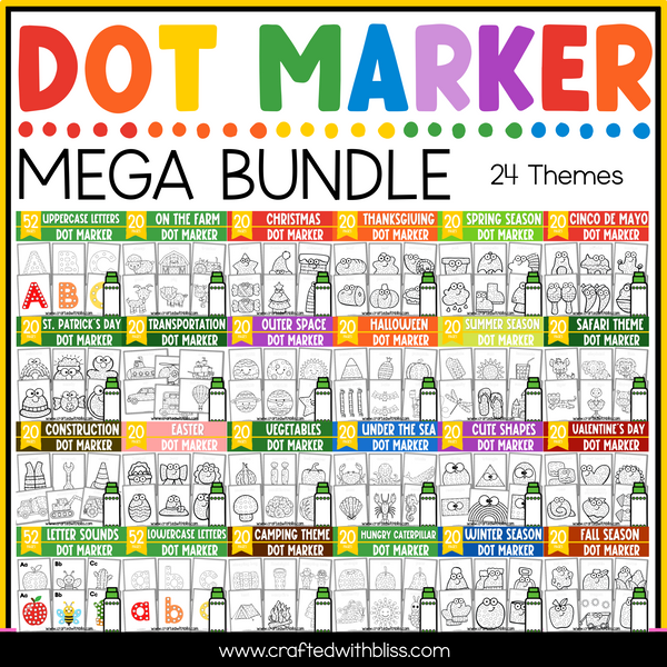 Themed Dot Marker Mega Bundle – CraftedwithBliss
