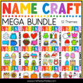 Name Craft For Kids MEGA Bundle – CraftedwithBliss